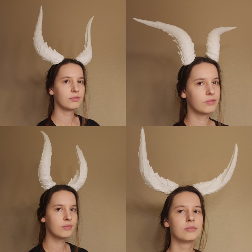 Curved demon horns – Willow Creative